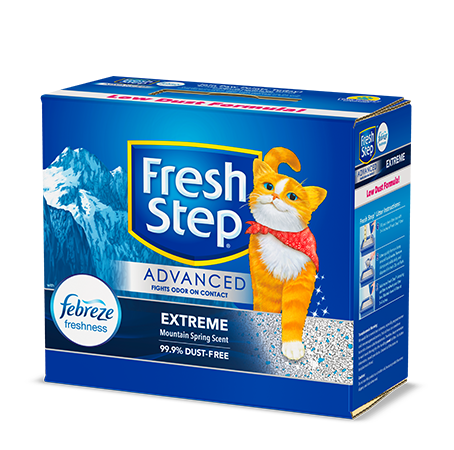 Fresh Step Advanced Extreme Mountain Spring Scent Cat Litter