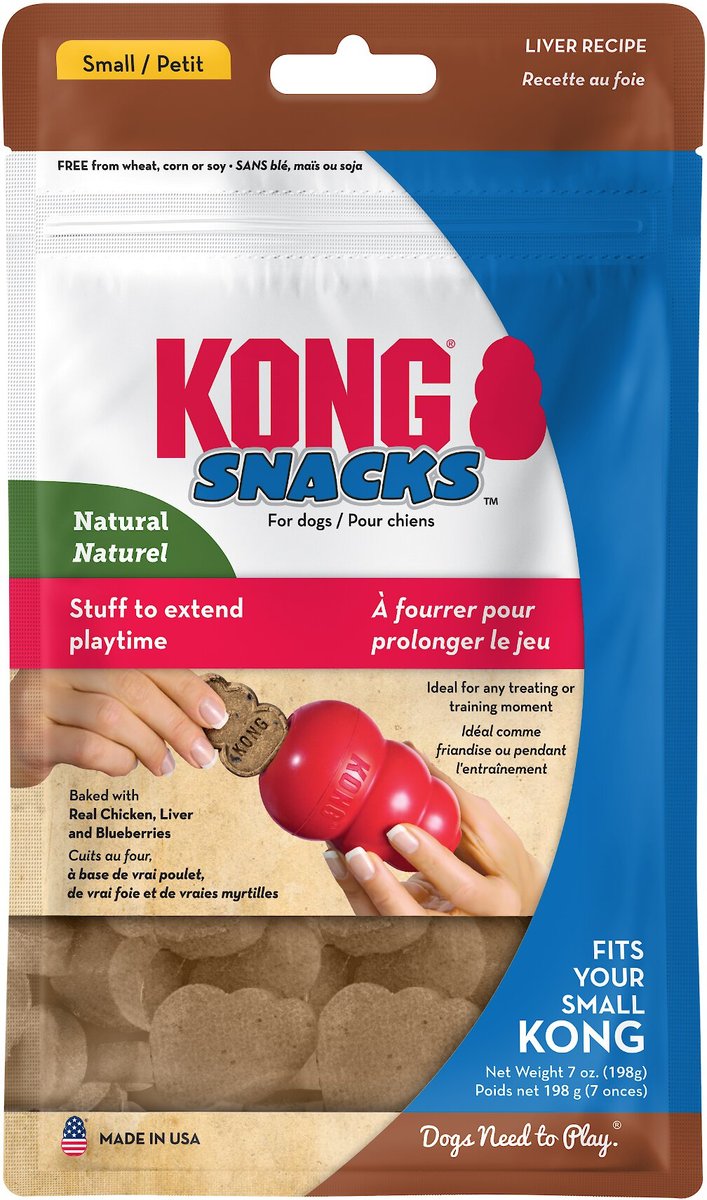 KONG Stuff'N Snacks Large Dog Treats Liver - Incredible Pets
