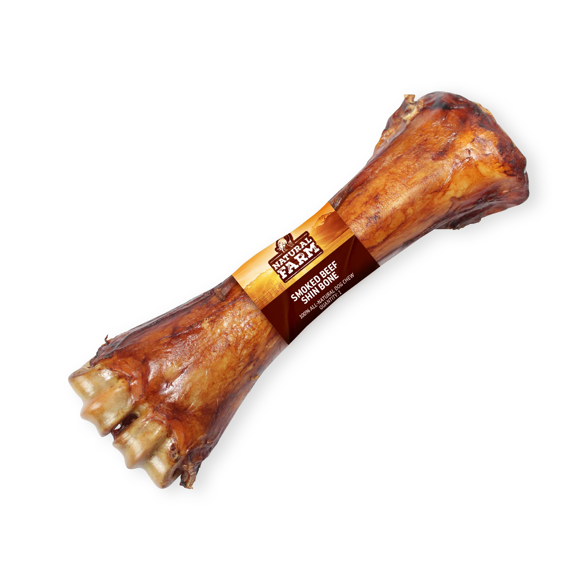 Natural Farm Smoked Beef Shinbone Dog Bone - Incredible Pets