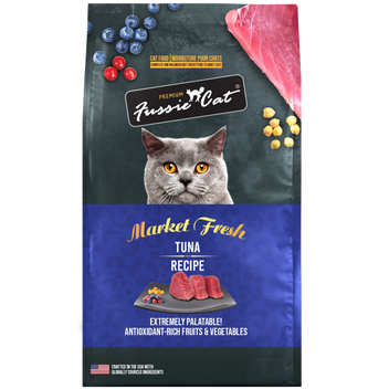 Fussie Cat Market Fresh Grain Free Tuna Recipe Dry Cat Food ...