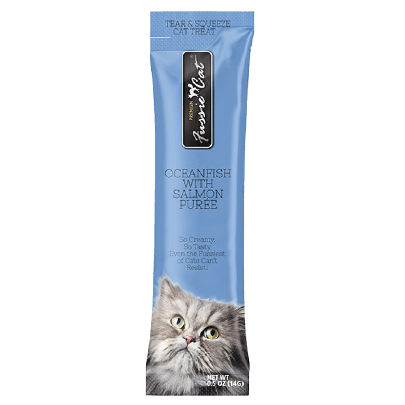 Fussie Cat Puree Oceanfish & Salmon Cat Treat
